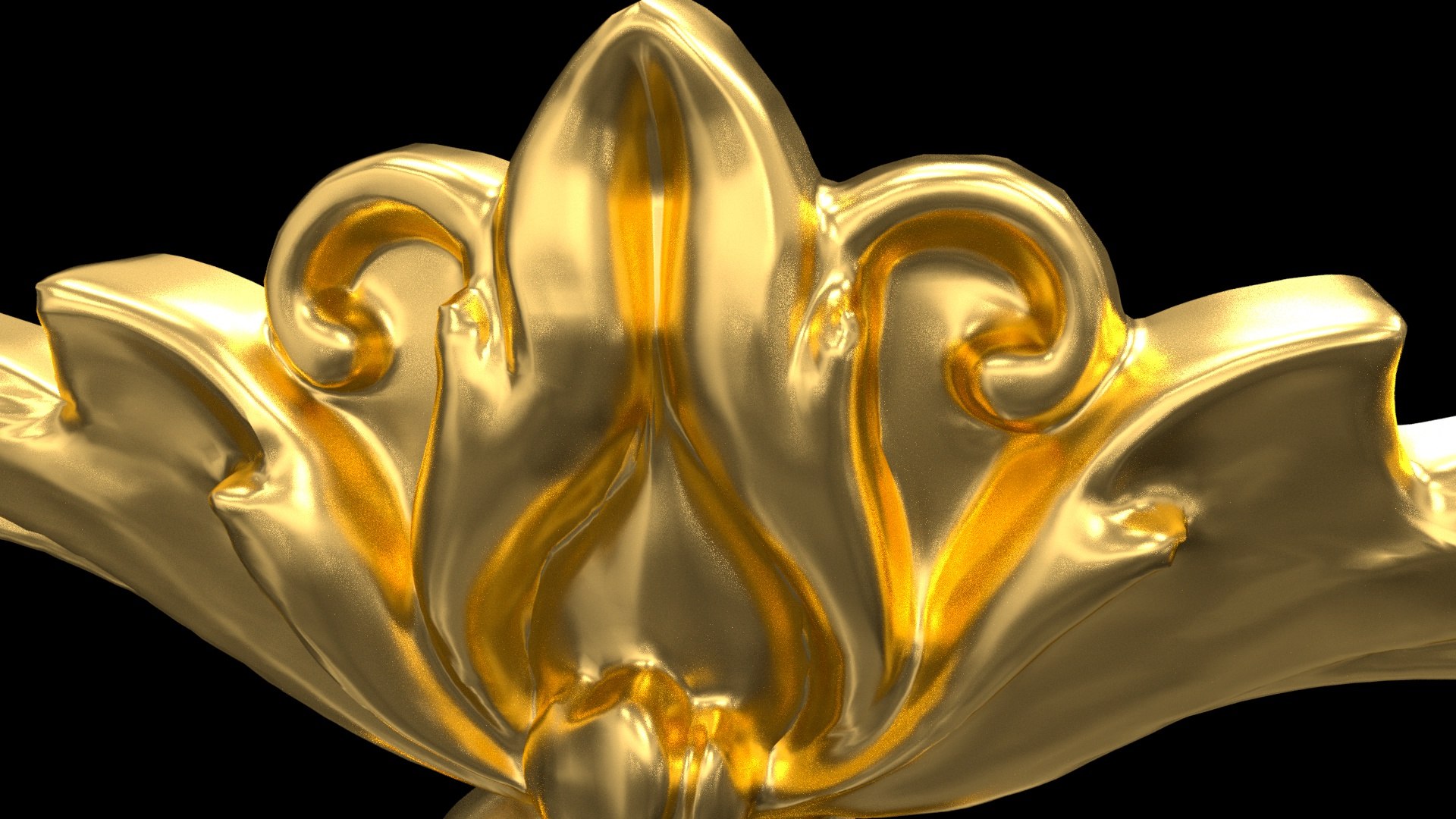 Plaster Decorative Bow DS436 3D - TurboSquid 2375681