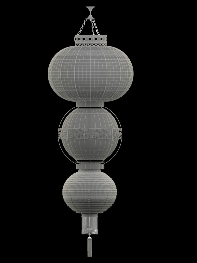 Chinese Red Lantern 3D Model - TurboSquid 1601559