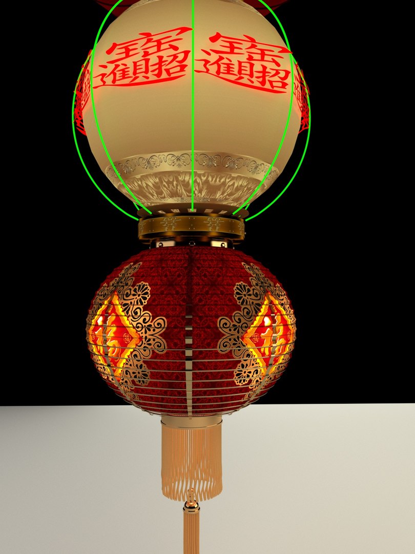 Chinese Red Lantern 3D Model - TurboSquid 1601559