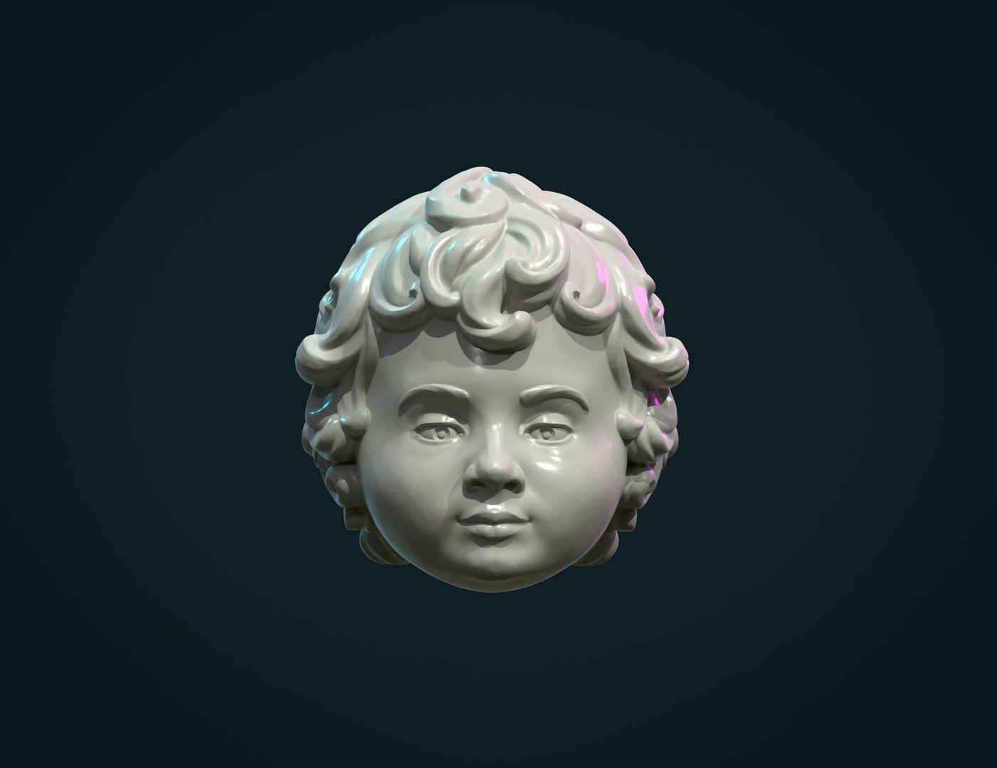 3D Child Head Faces Model - TurboSquid 1642642
