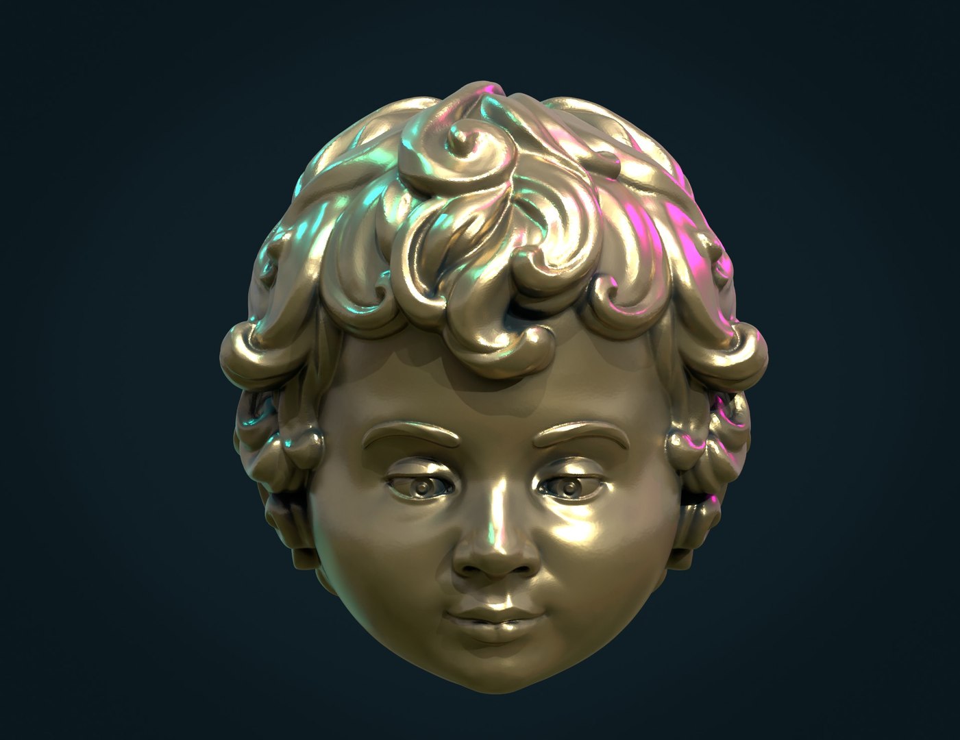 3D Child Head Faces Model - TurboSquid 1642642