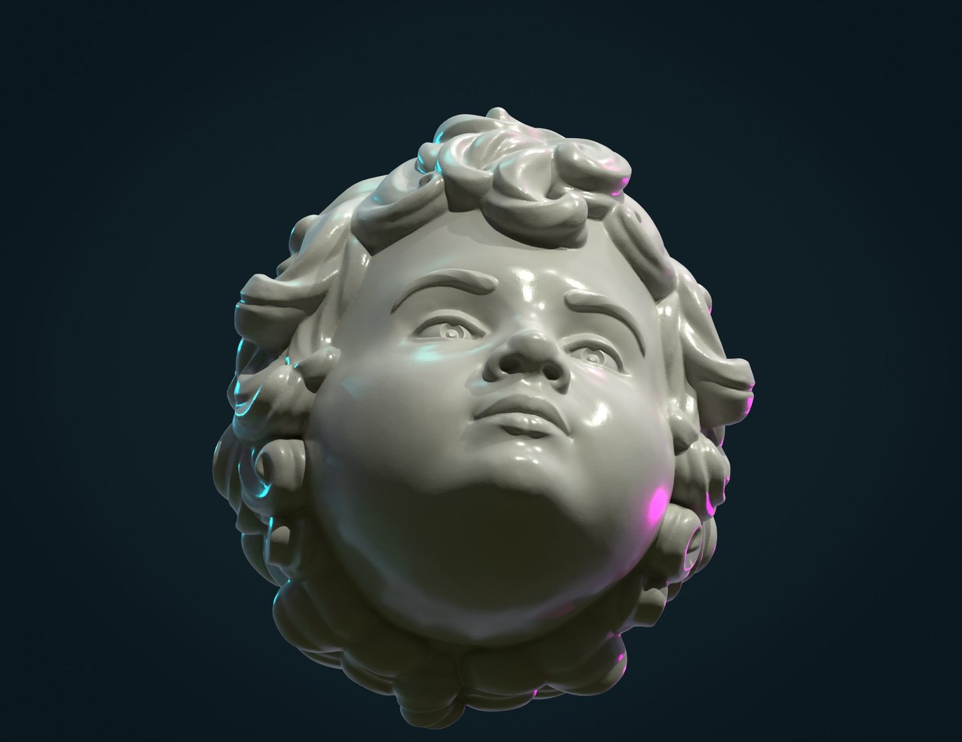 3D Child Head Faces Model - TurboSquid 1642642