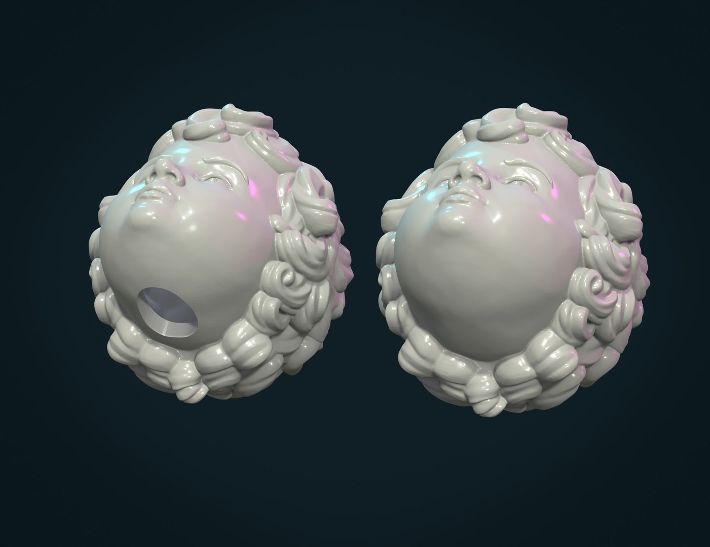 3D Child Head Faces Model - TurboSquid 1642642