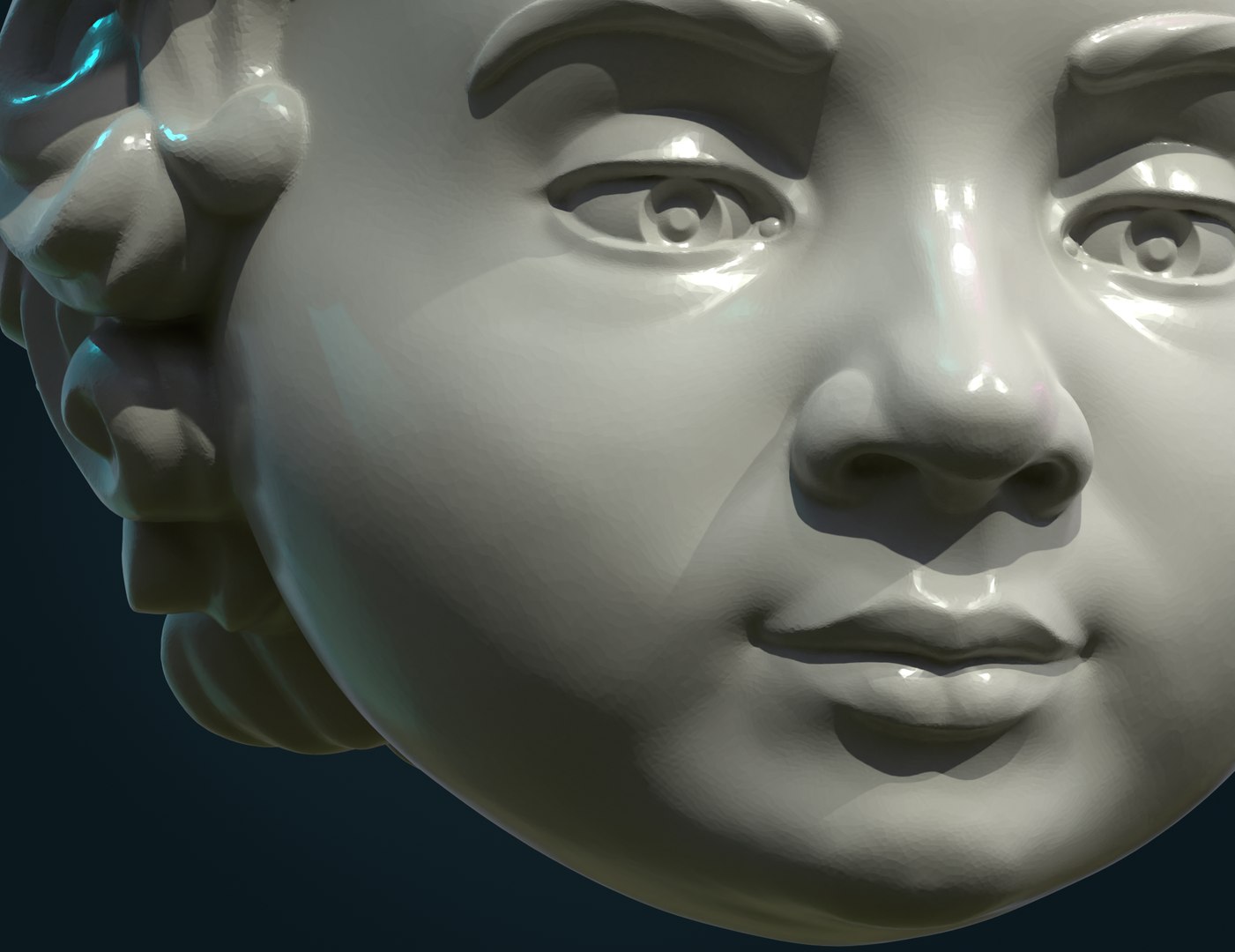 3D Child Head Faces Model - TurboSquid 1642642
