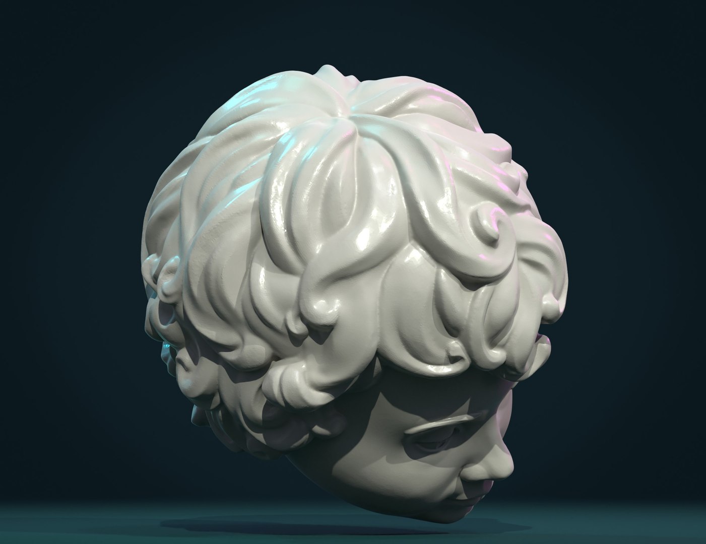 3D Child Head Faces Model - TurboSquid 1642642