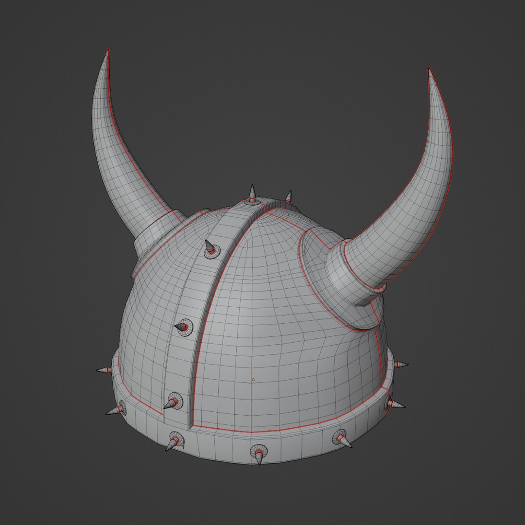 3D Model Viking Helmet B 01 - TurboSquid 2339449