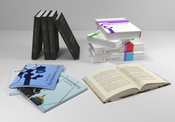 3d set books