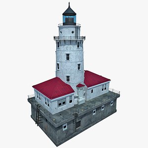 Chicago Harbor Lighthouse 3D Models for Download | TurboSquid