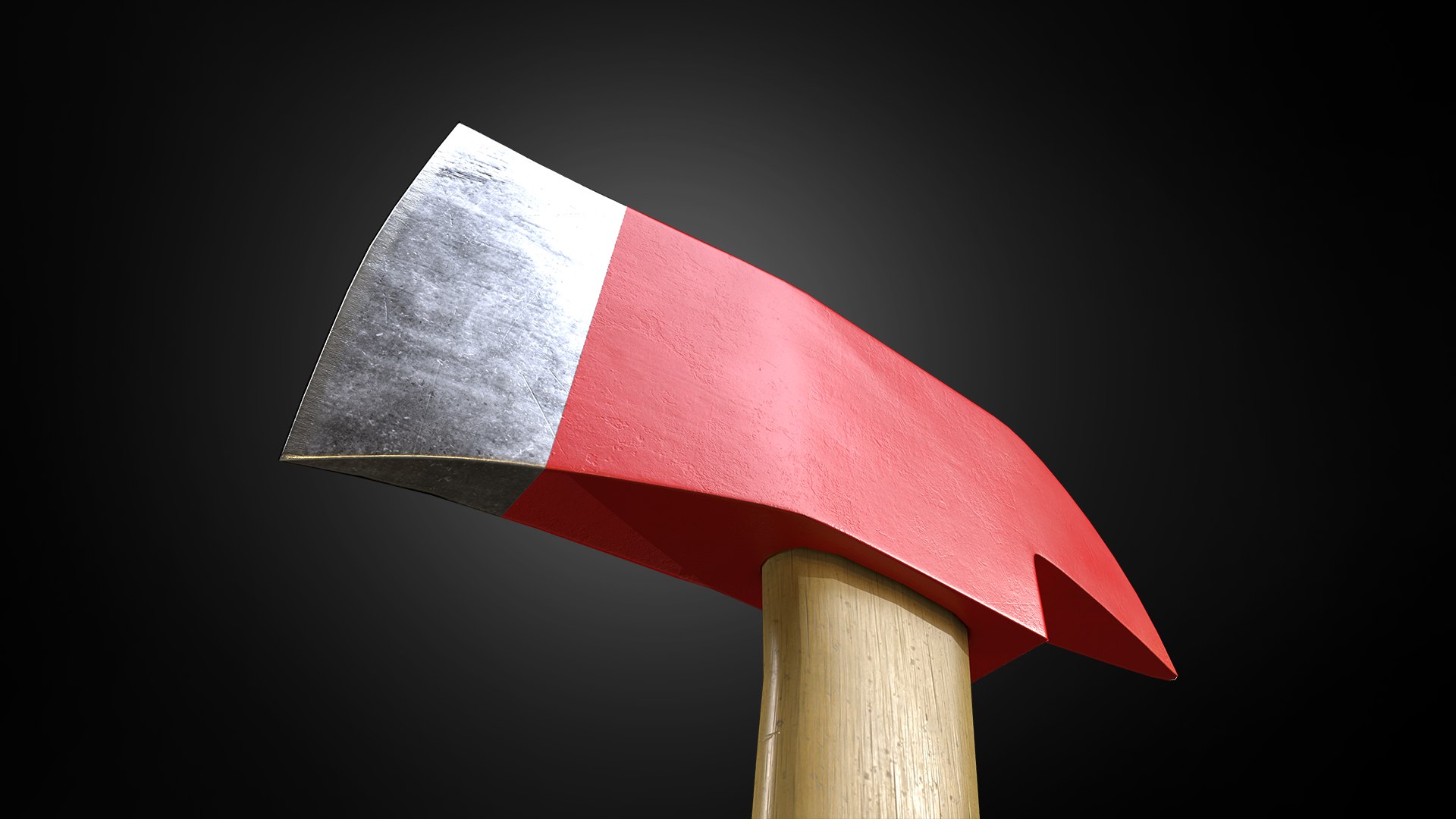 3D Model Fireman Axe - TurboSquid 2005308