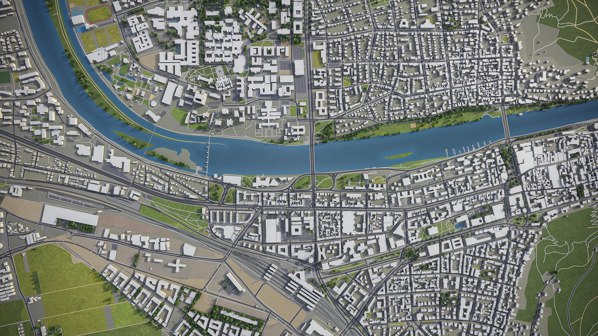 3D Heidelberg Surrounding - Model - TurboSquid 1500889