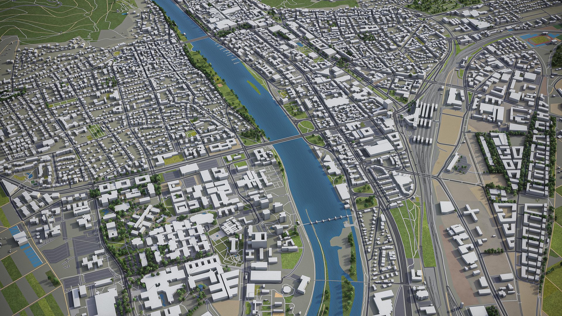 3D Heidelberg Surrounding - Model - TurboSquid 1500889