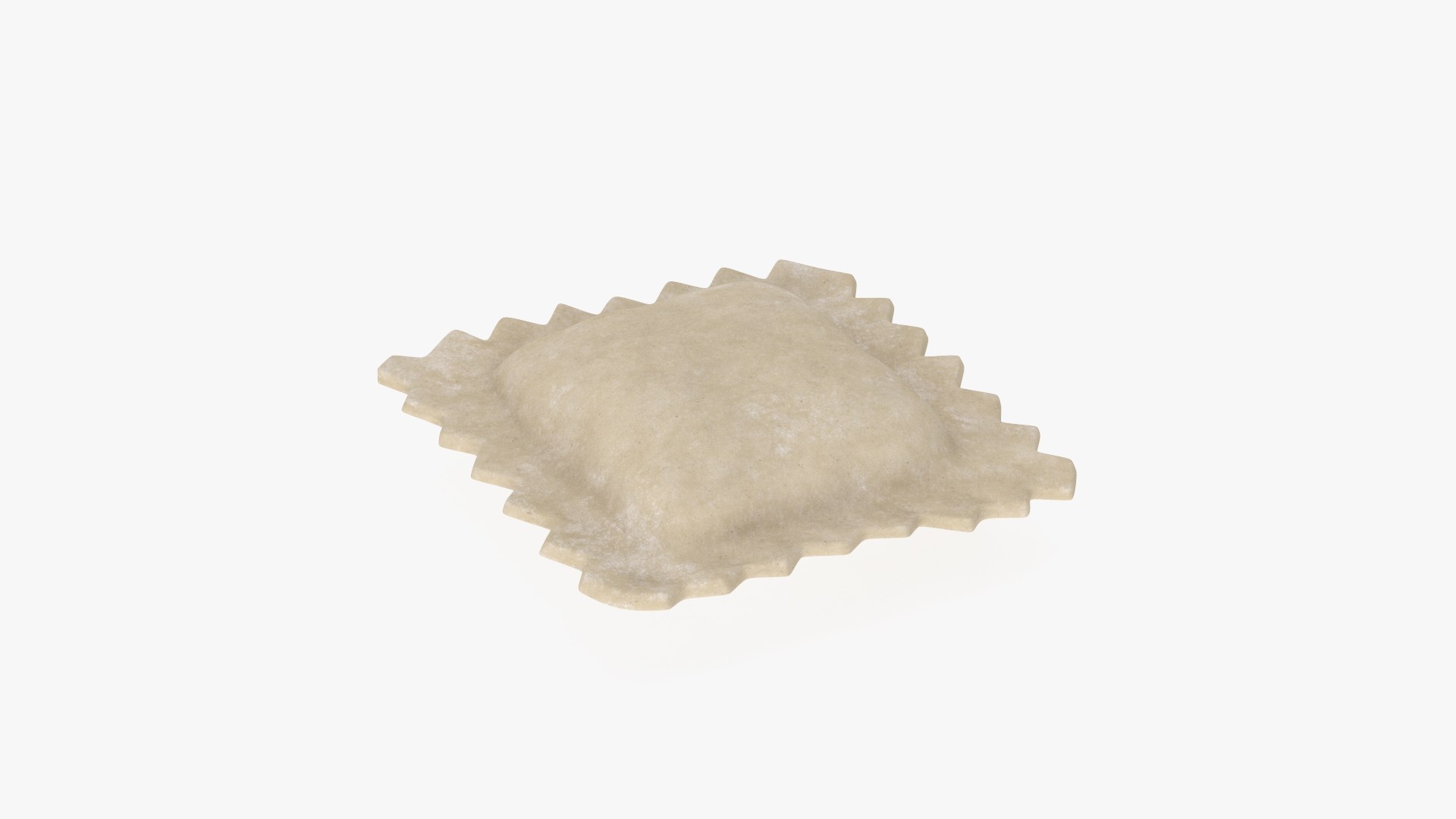Ravioli Dumpling Raw 3D Model - TurboSquid 2239692