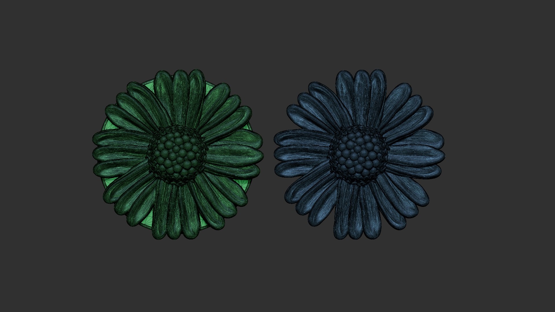 3D Model Cosmos Flower Bas Relief - TurboSquid 2367249