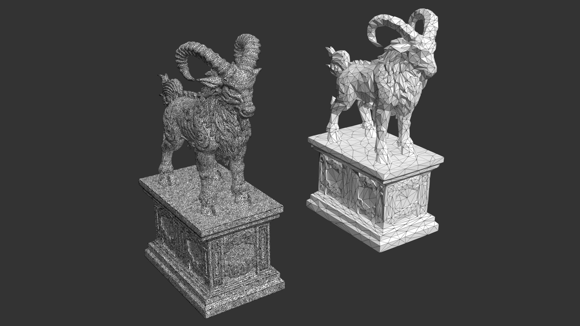 3D Ancient Asia Stone Statue Pack A - 250602 - TurboSquid 2416809