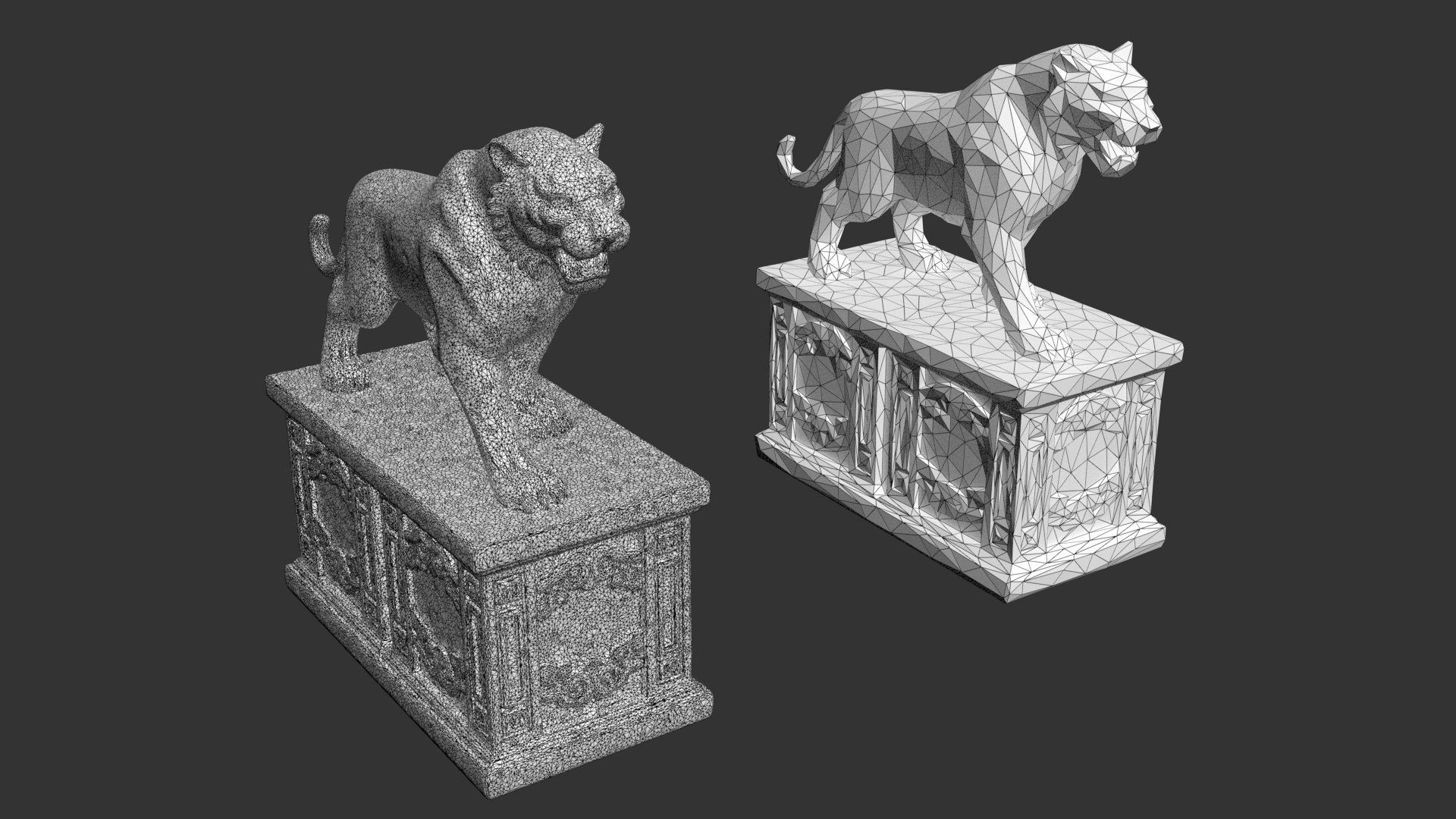 3D Ancient Asia Stone Statue Pack A - 250602 - TurboSquid 2416809