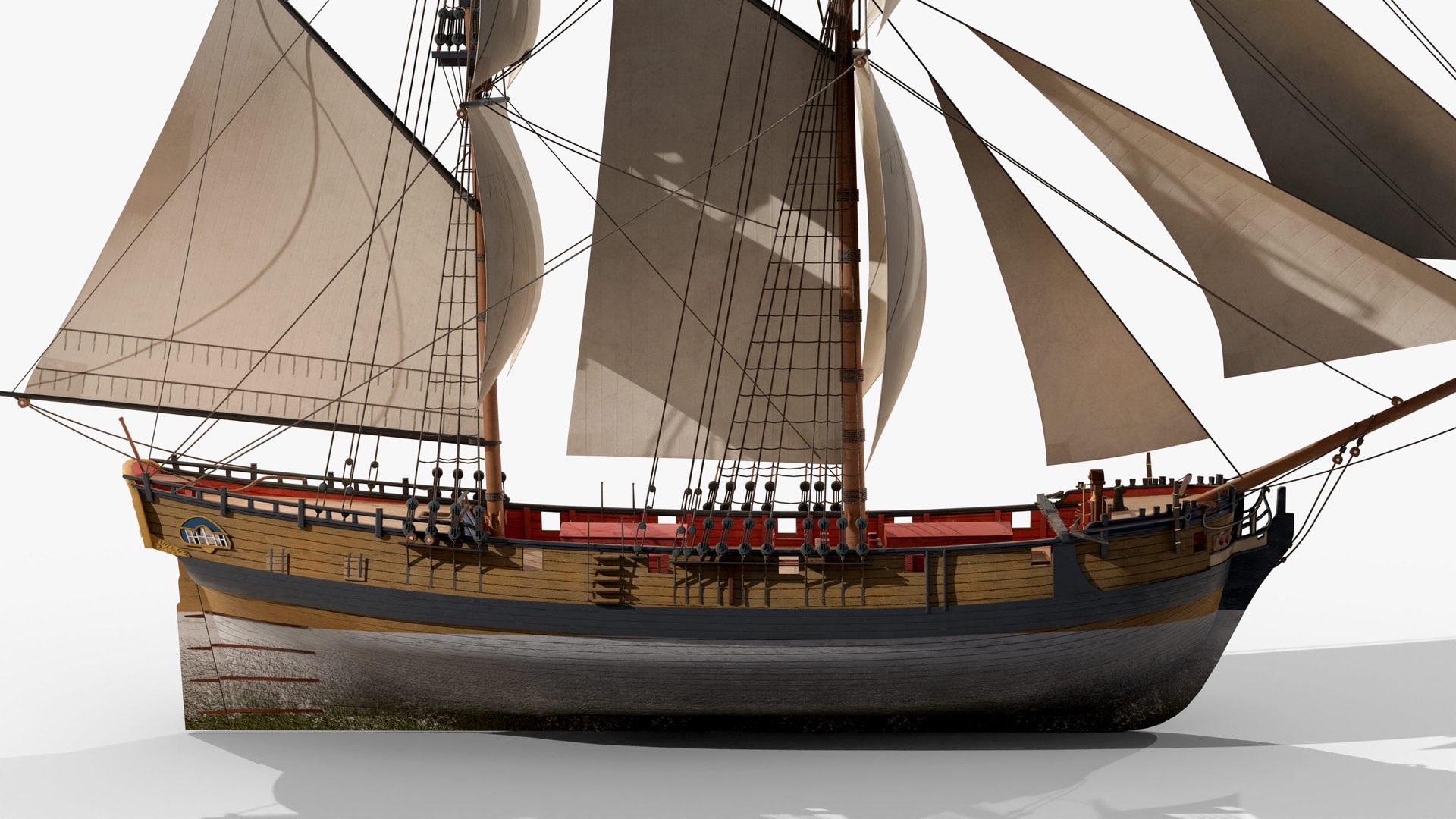 HMS Granado 3D Model - TurboSquid 2097612