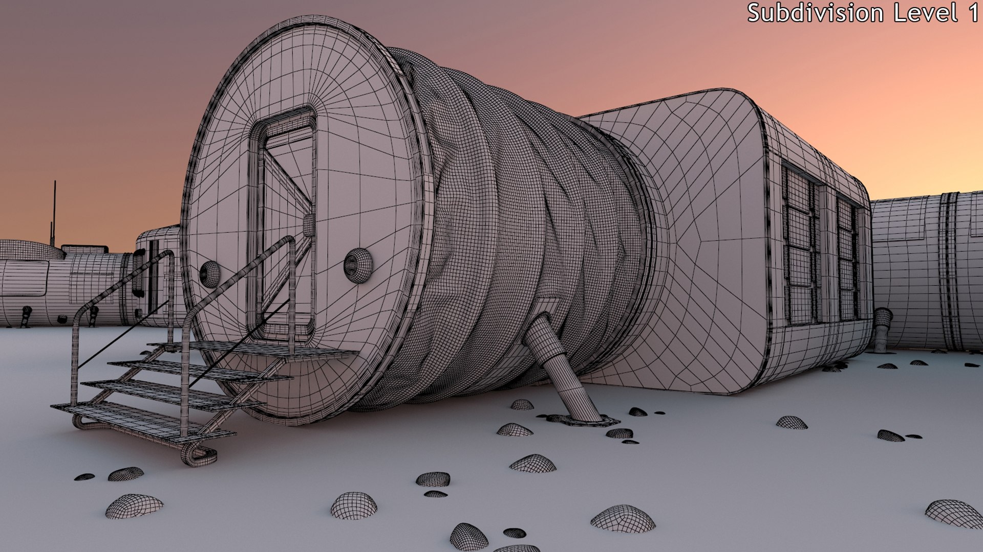 3D Mars City Collection - TurboSquid 1891885