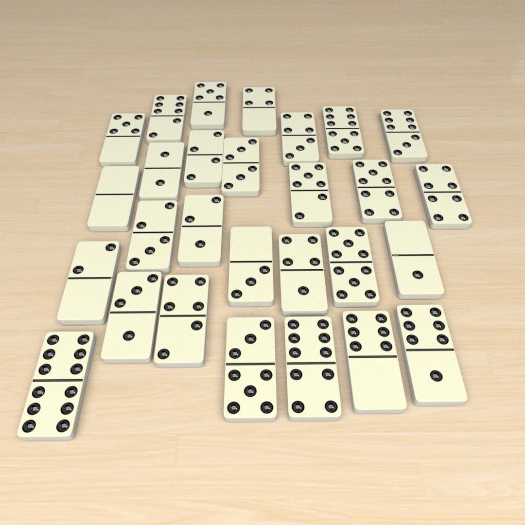 Dominoes 3d Fbx
