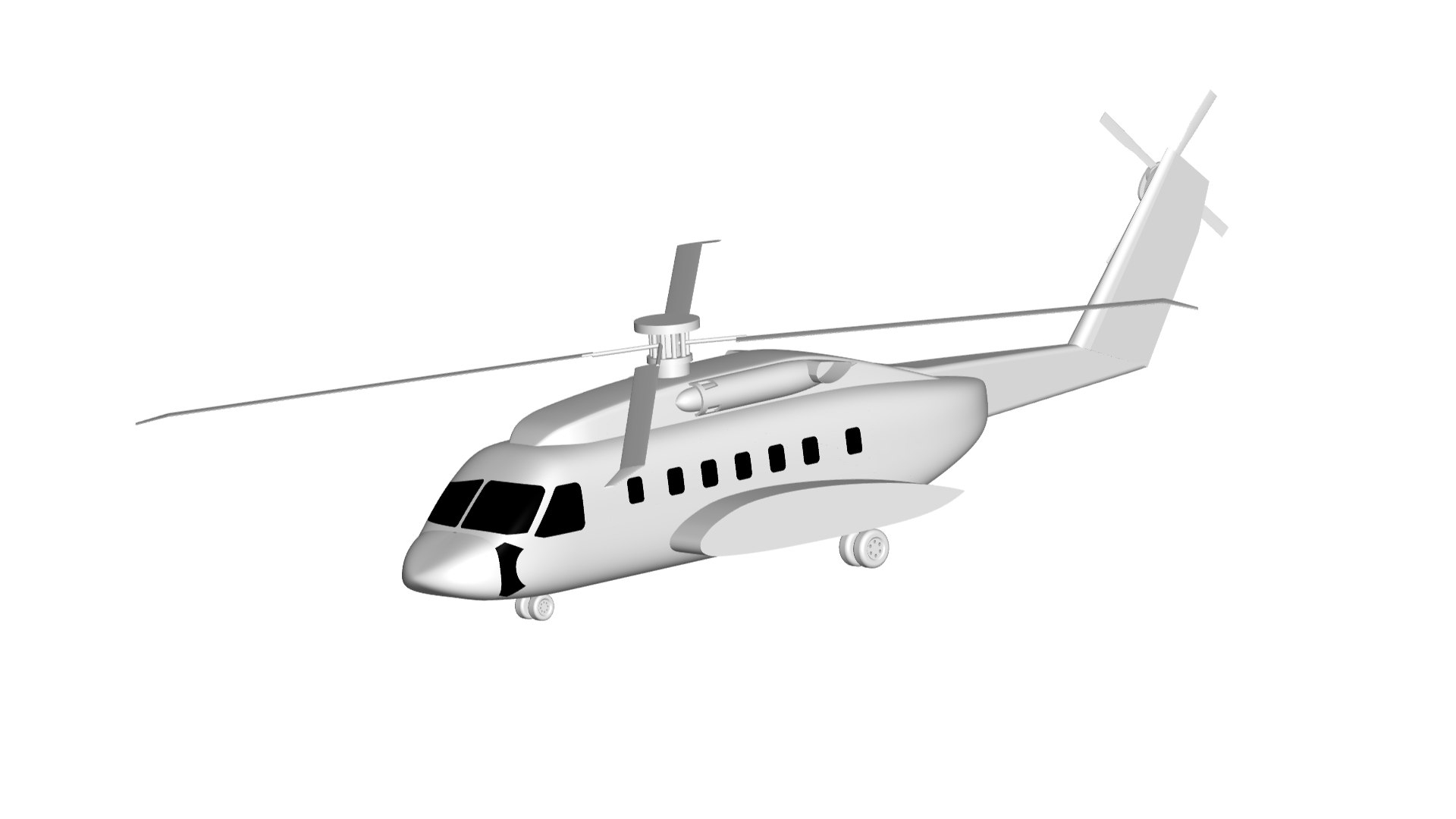 3D Model Sikorsky S-92 - TurboSquid 1988814