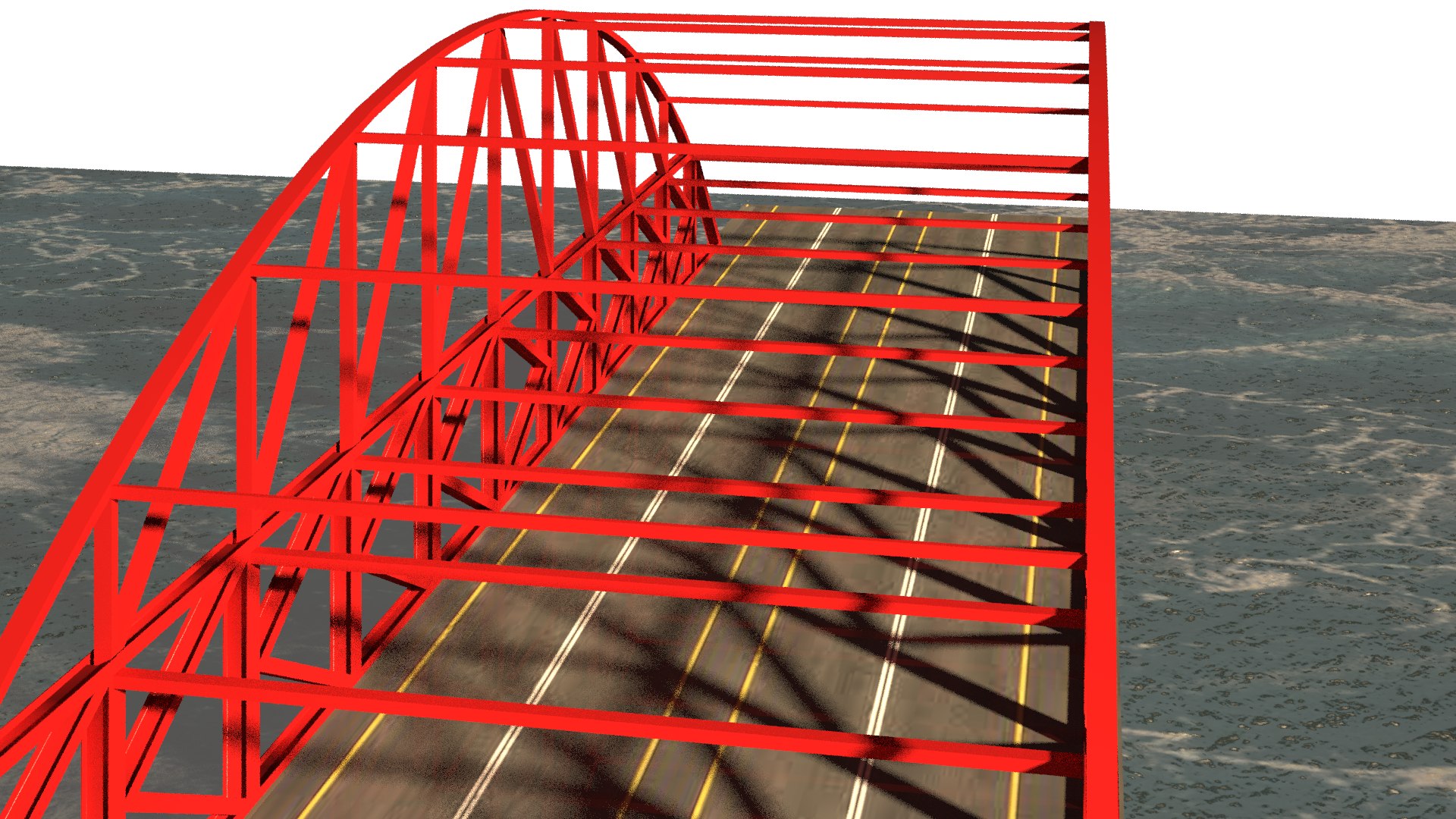 K-truss Bridge 3D Model - TurboSquid 1729235