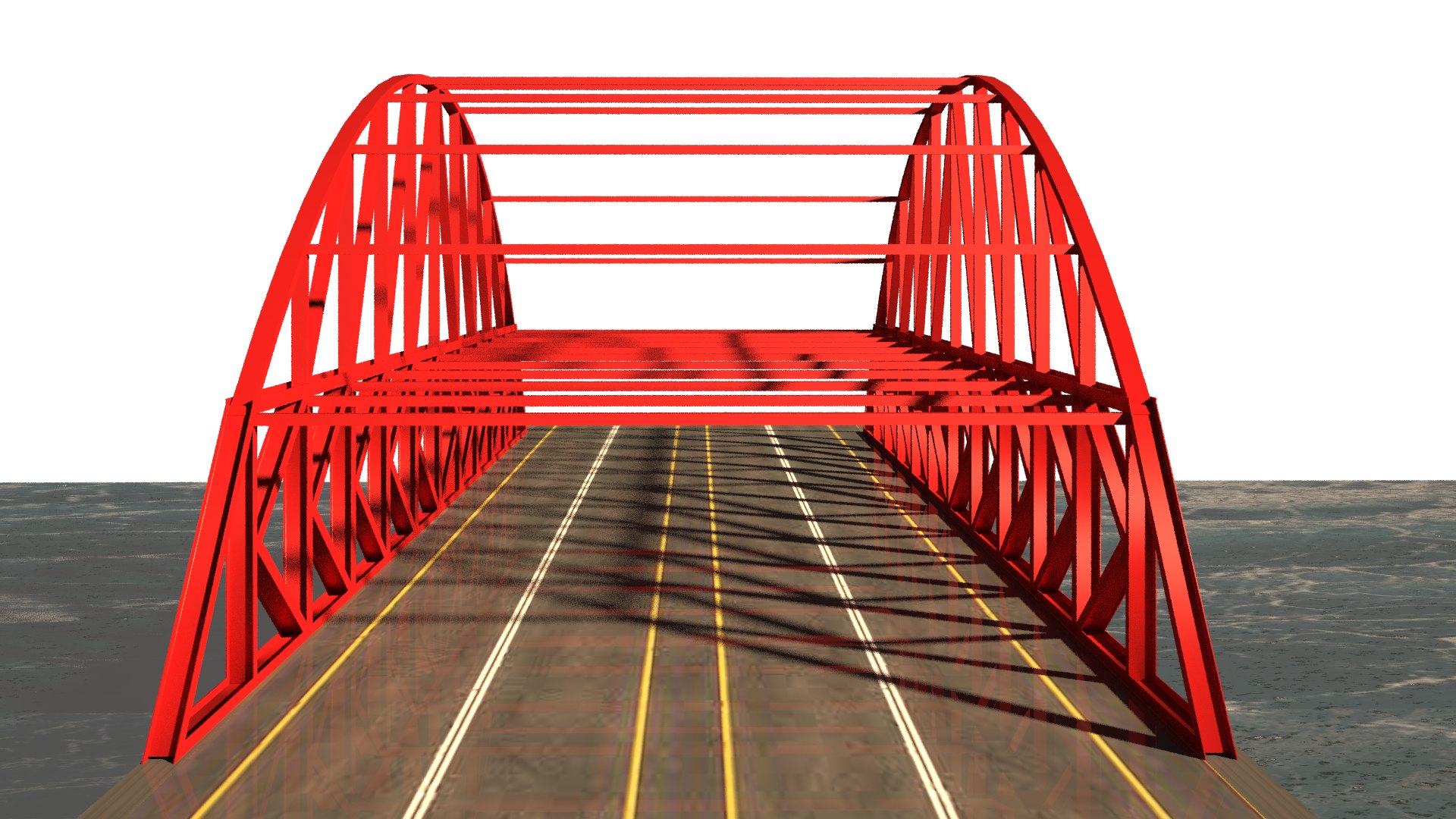 K-truss Bridge 3D Model - TurboSquid 1729235