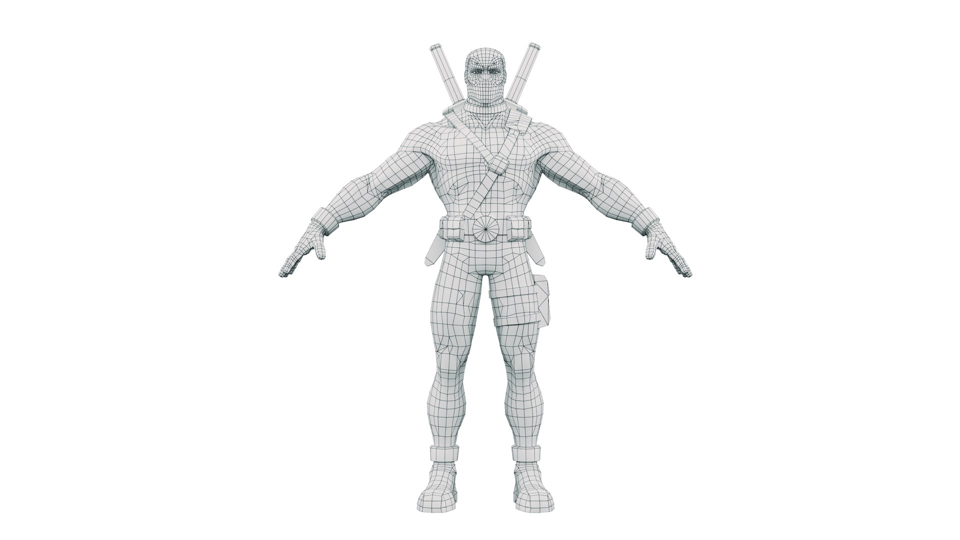 Deadpool 3D Model - TurboSquid 2338204