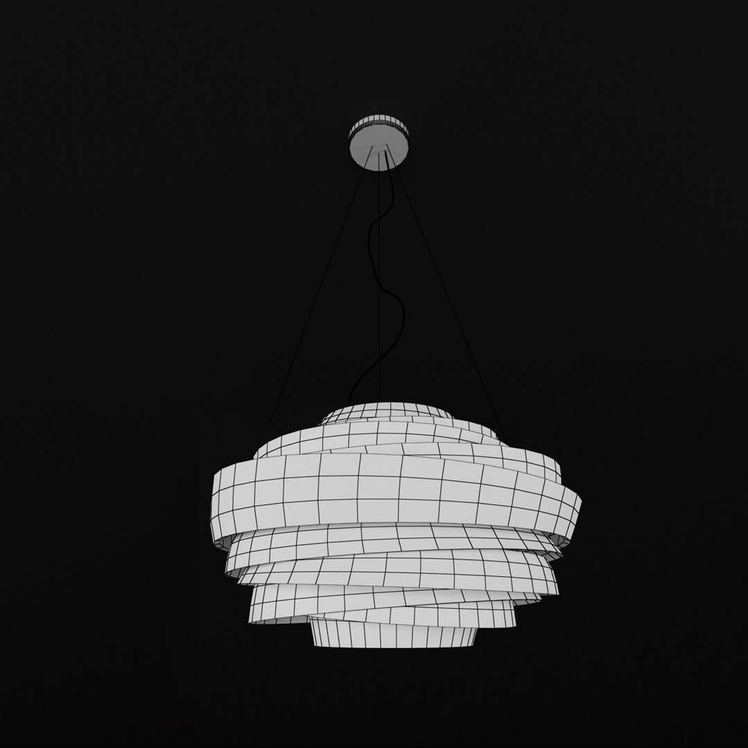 3d lamp flower model