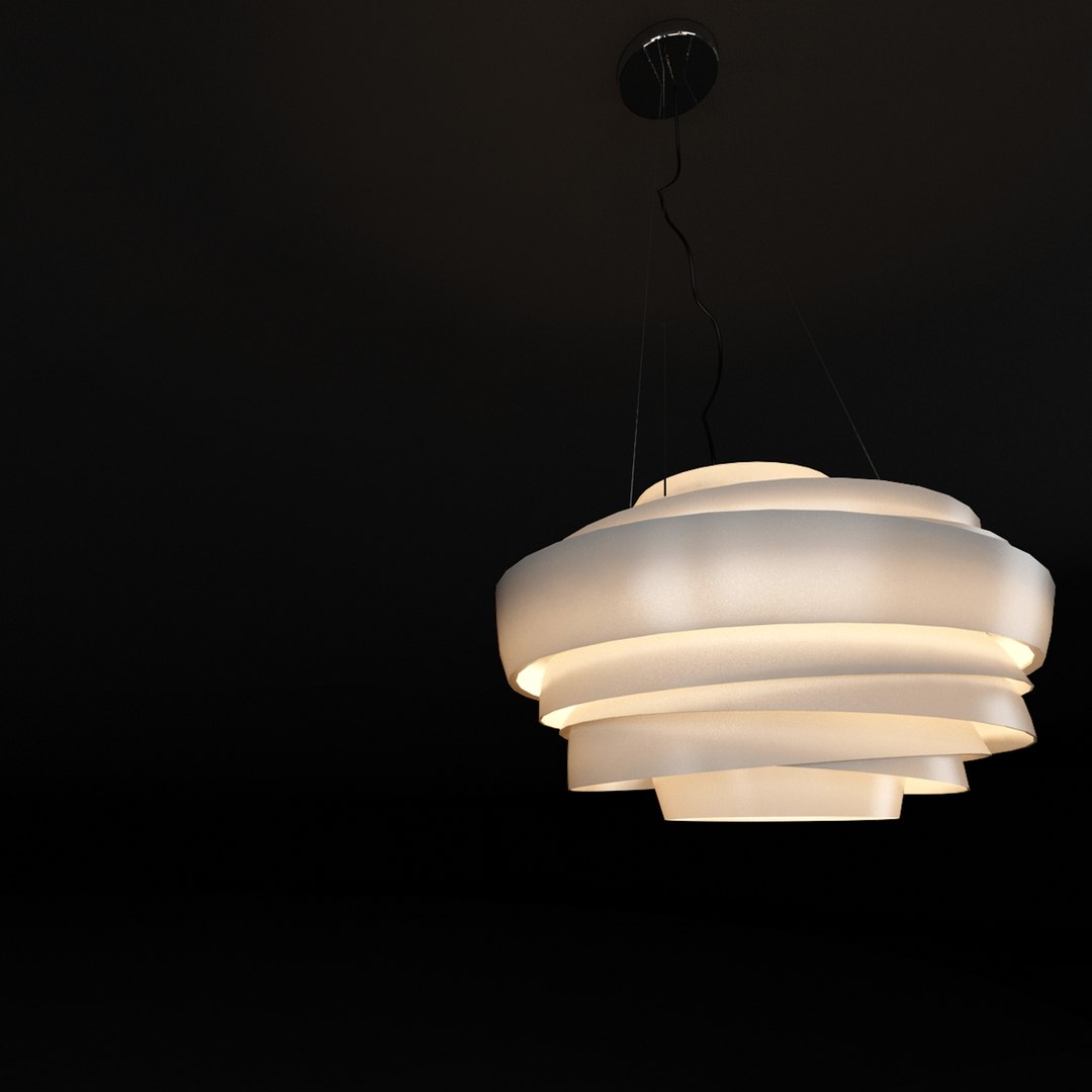 3d lamp flower model