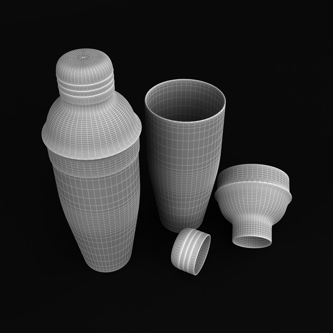 Cocktail Shaker Shake 3d Max