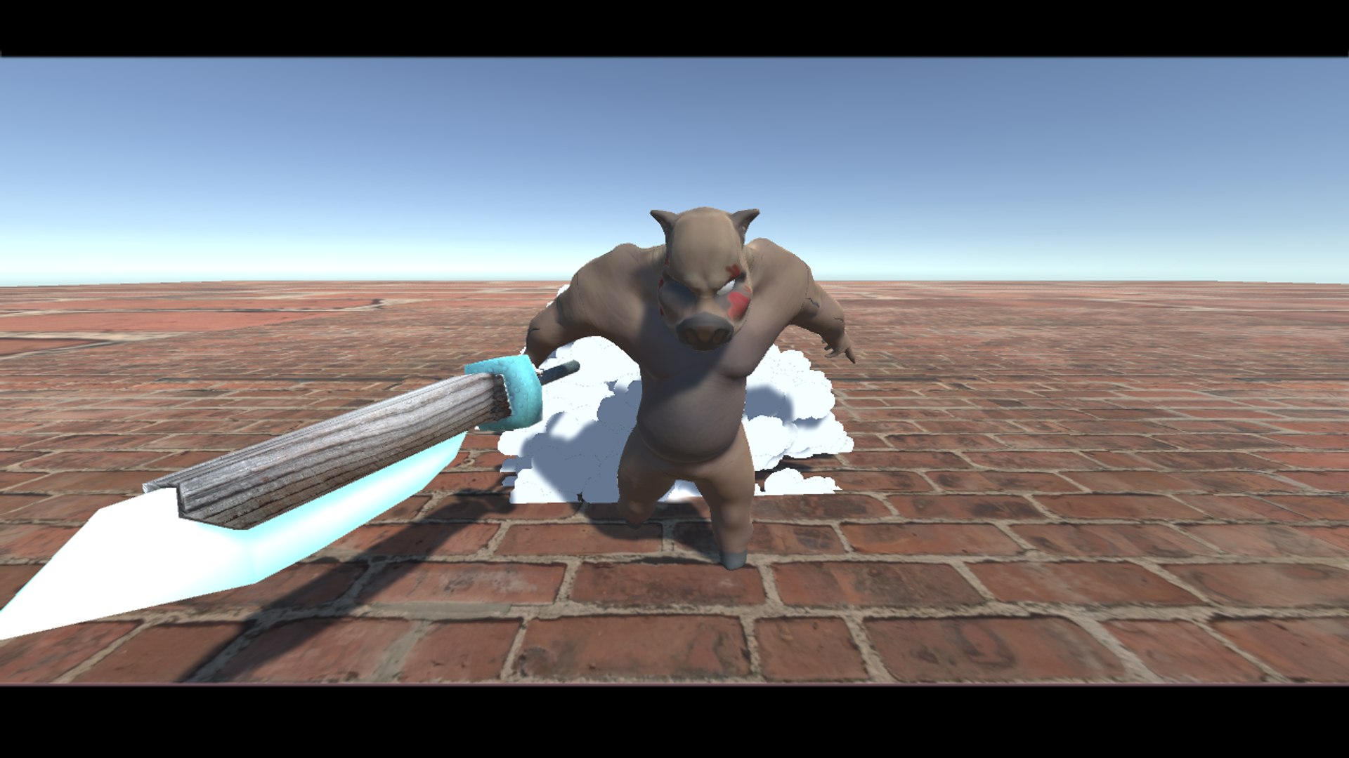 3d Rigged Sword Unity