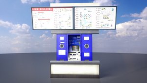 3D Ticket Machine Models - Browse & Download Formats - TurboSquid