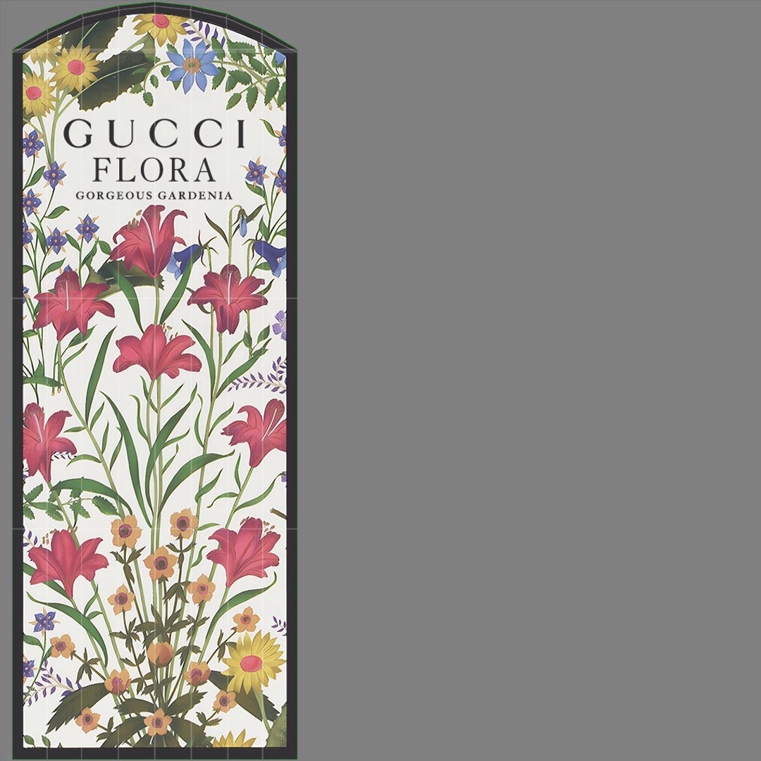 Gucci Flora Perfume Bottles Model - TurboSquid 2220563