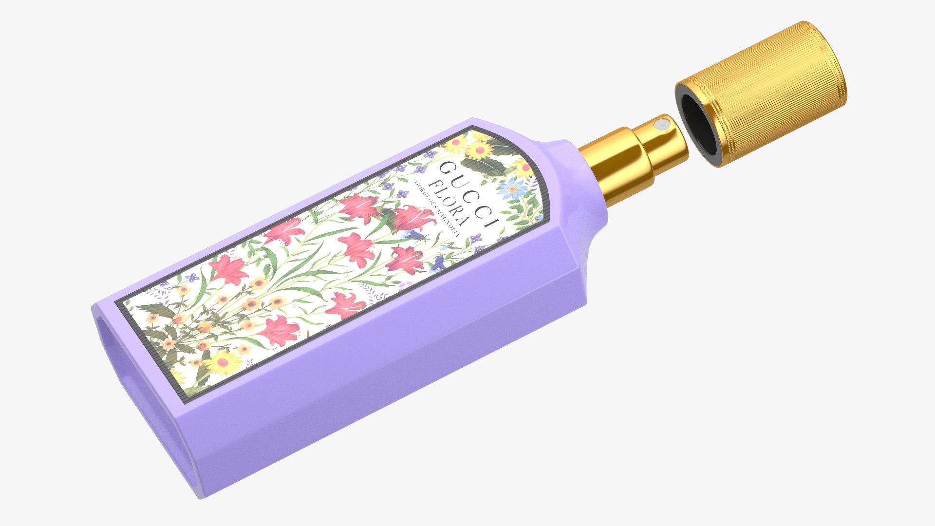 Gucci Flora Perfume Bottles Model - TurboSquid 2220563