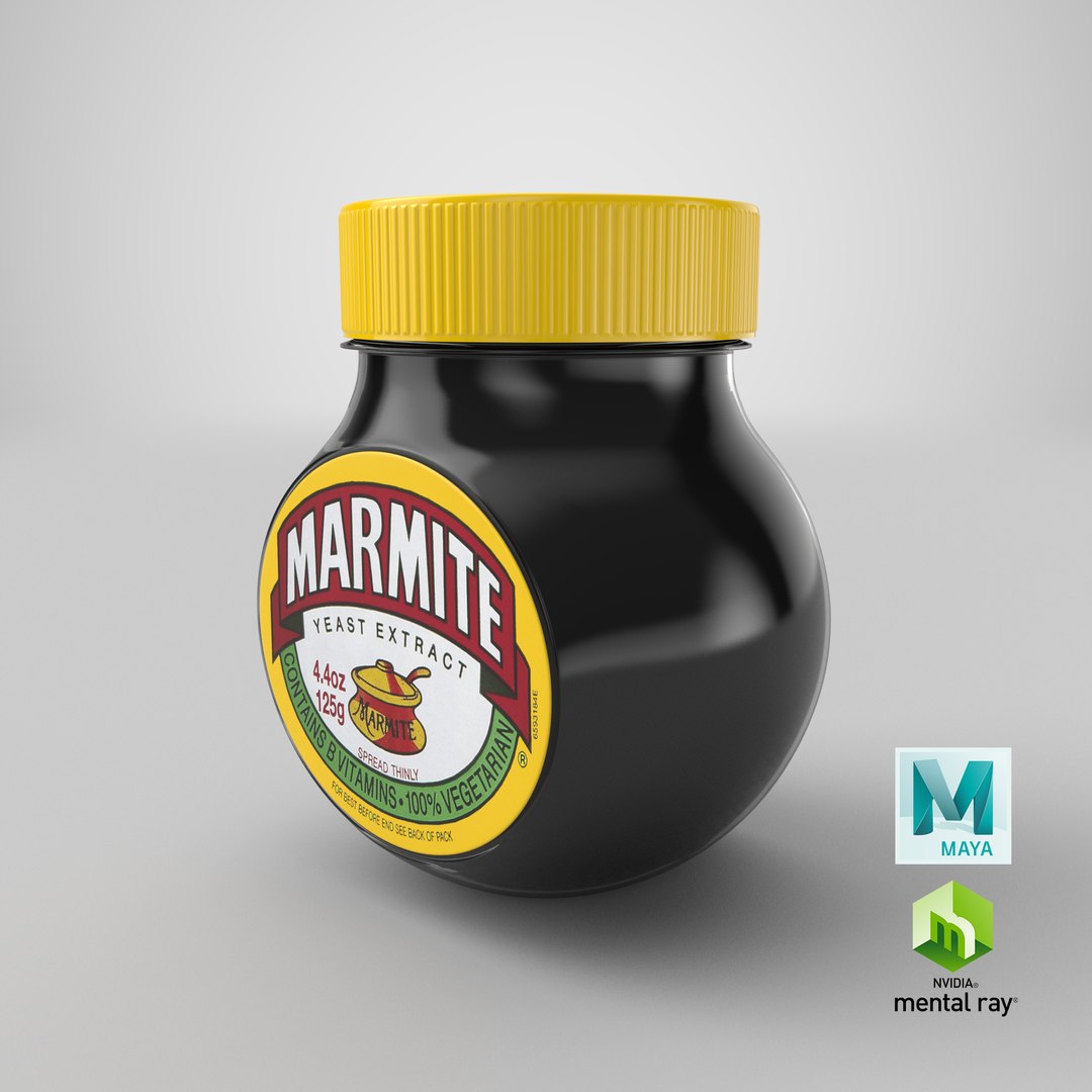 3D Marmite Jar - TurboSquid 1974697