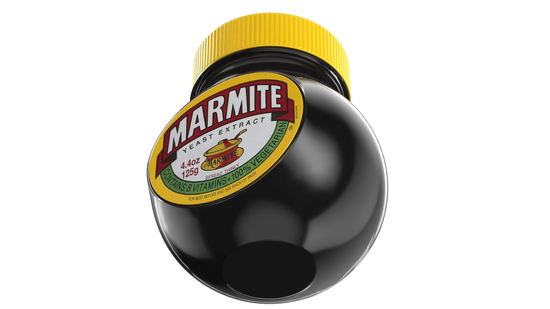 3D Marmite Jar - TurboSquid 1974697