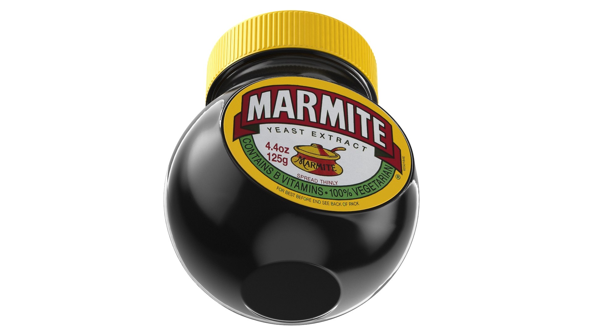 3D Marmite Jar - TurboSquid 1974697