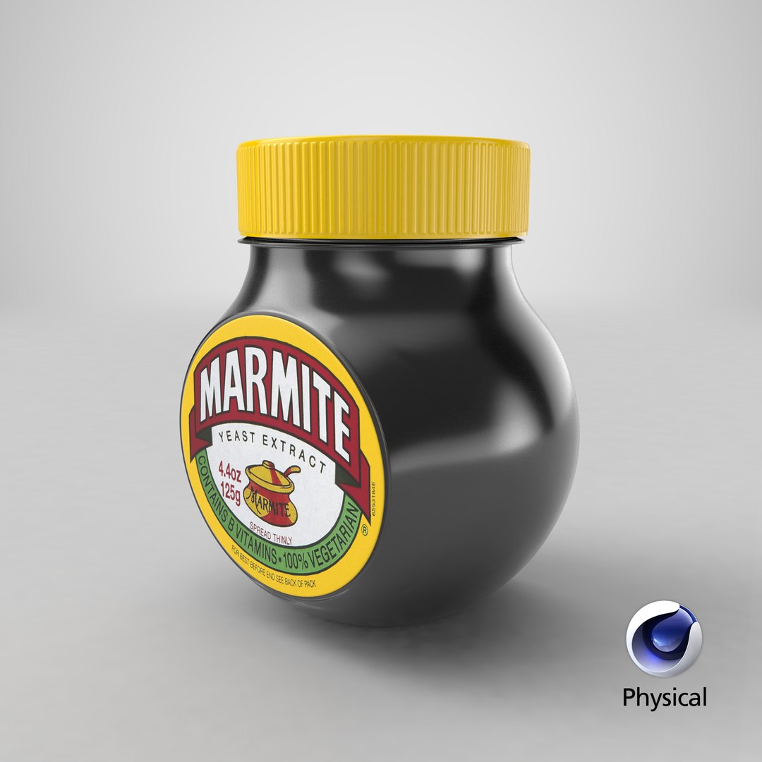 3D Marmite Jar - TurboSquid 1974697