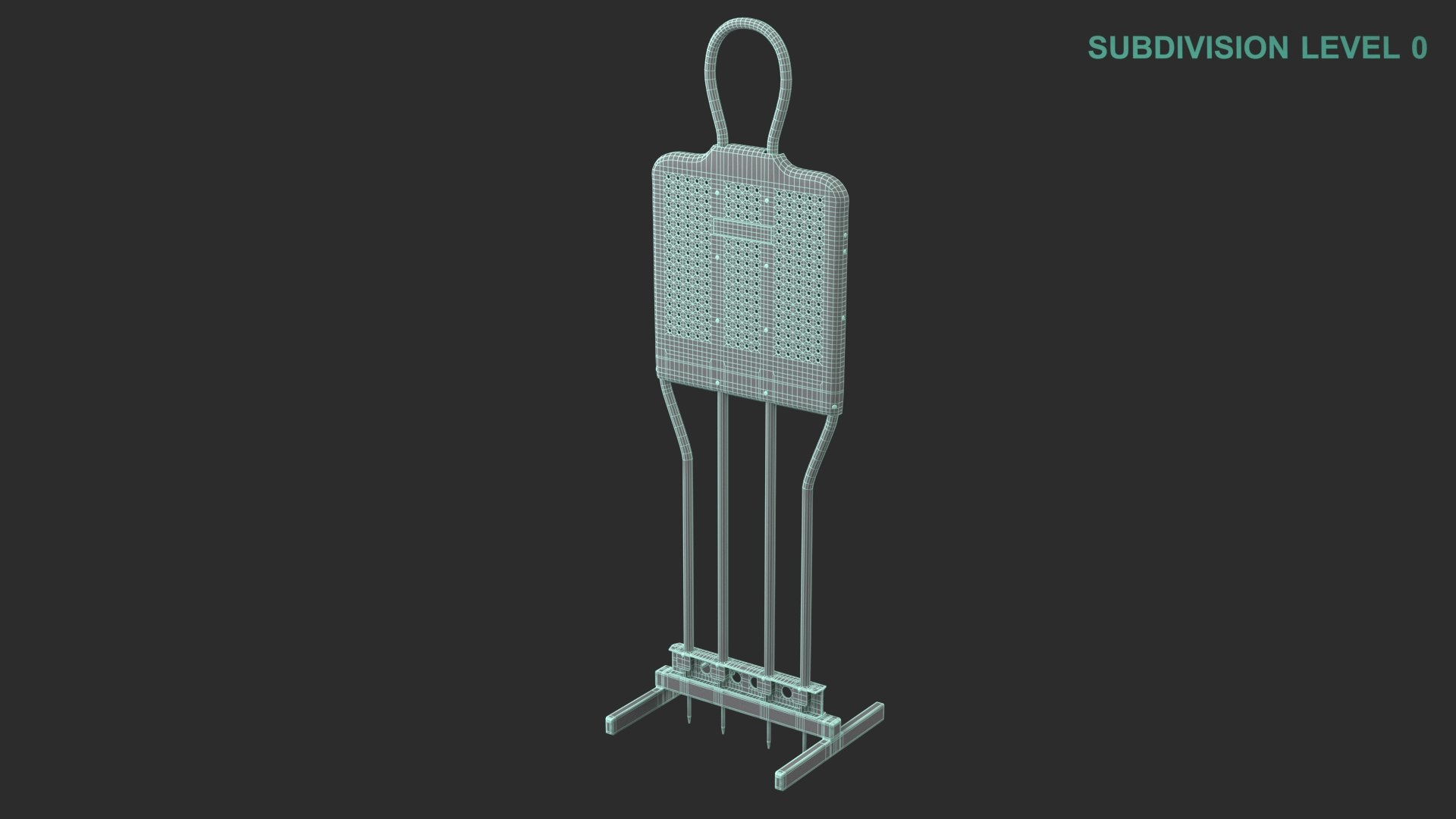 Free Kick Wall model - TurboSquid 1965394