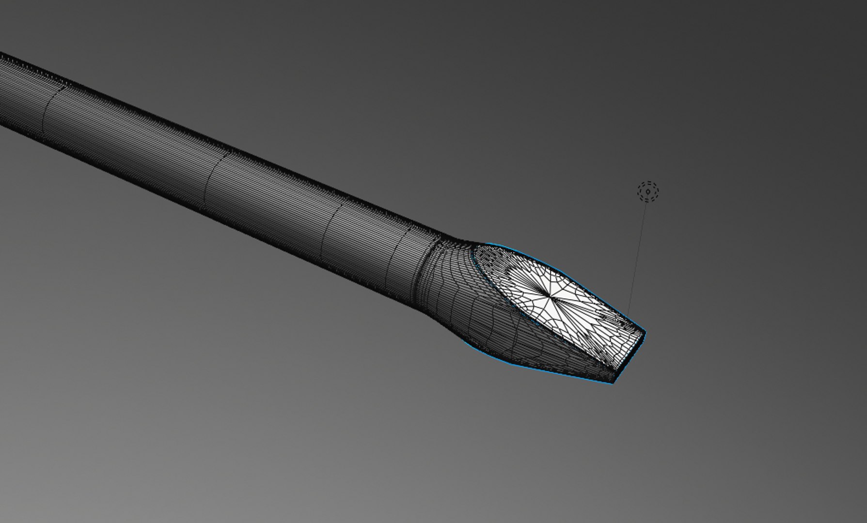 Free 3D Model Simple Fat-blade Screwdriver - TurboSquid 1540724