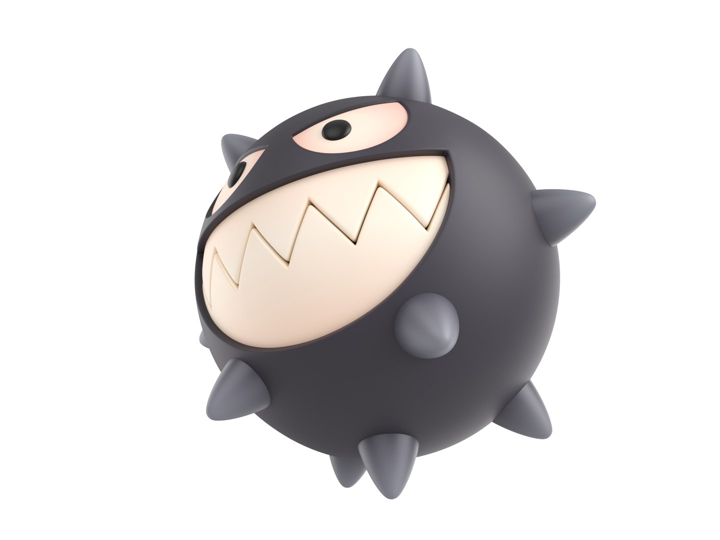 3D Character244 Spike Ball Model - TurboSquid 2063547