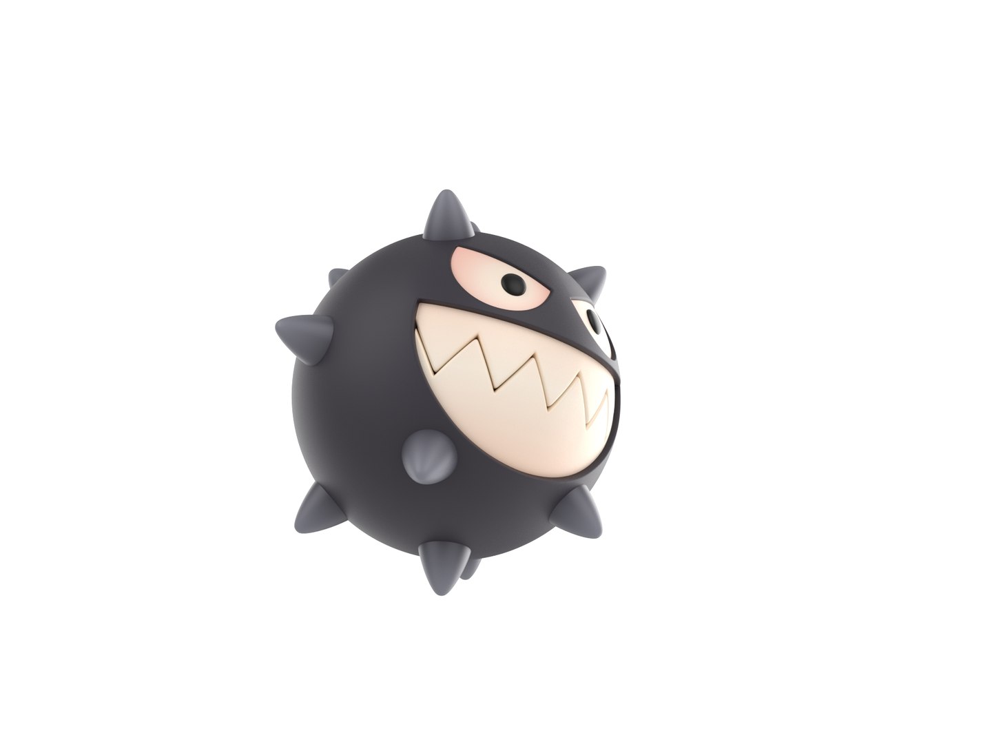 3D Character244 Spike Ball Model - TurboSquid 2063547