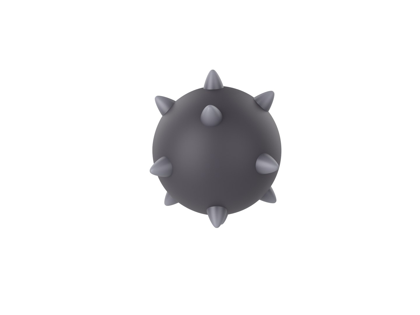 3D Character244 Spike Ball Model - TurboSquid 2063547