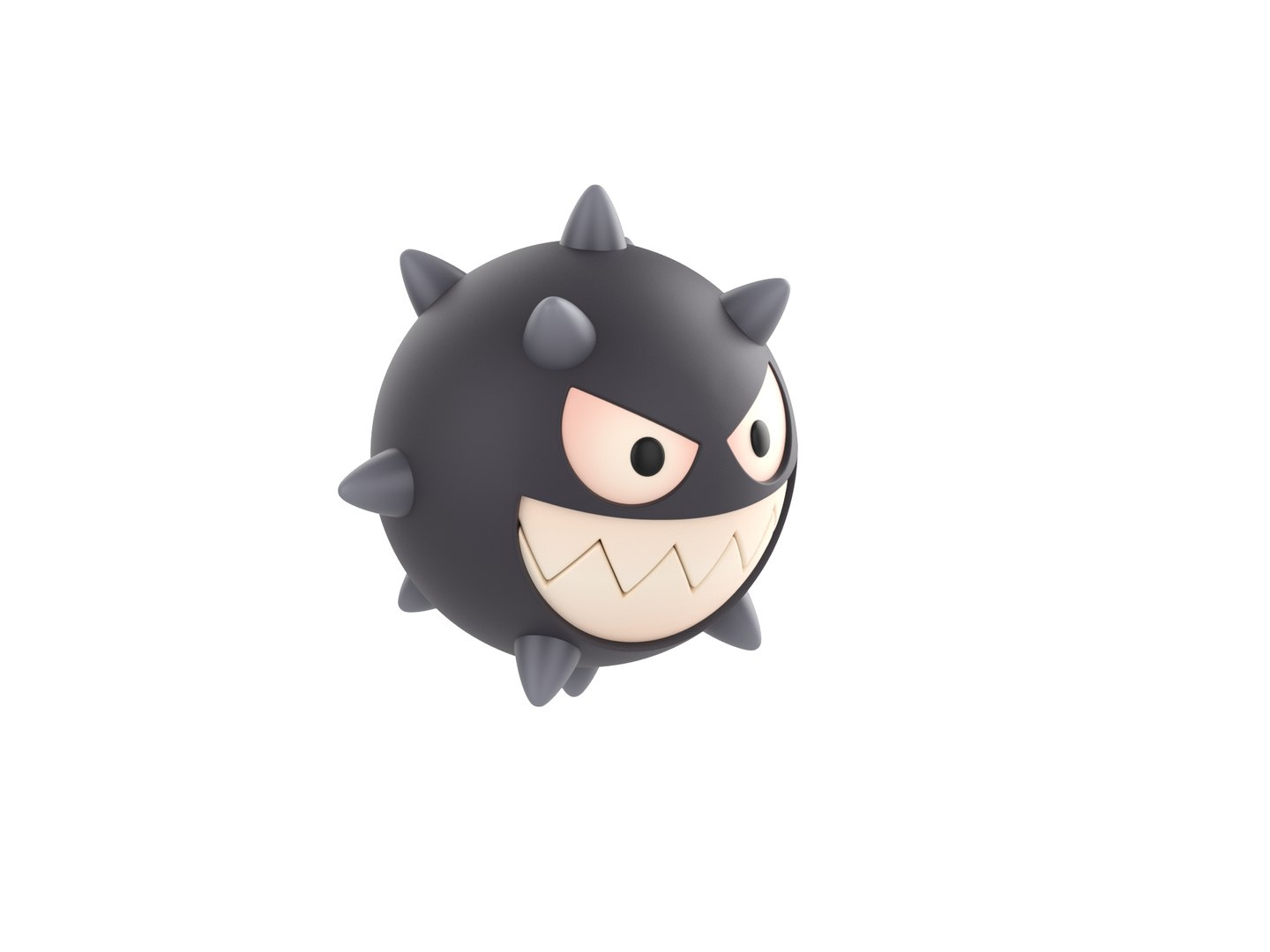 3D Character244 Spike Ball Model - TurboSquid 2063547