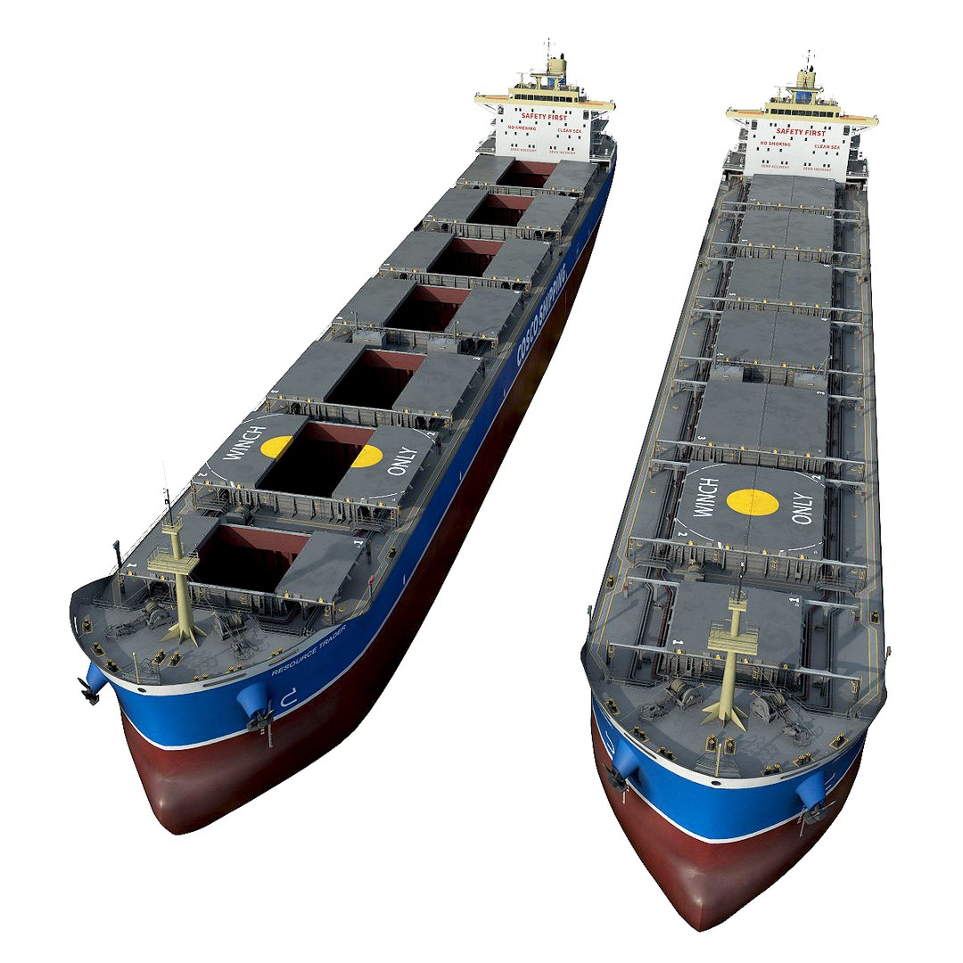 3D Vessel Bulk Carrier - TurboSquid 1633172