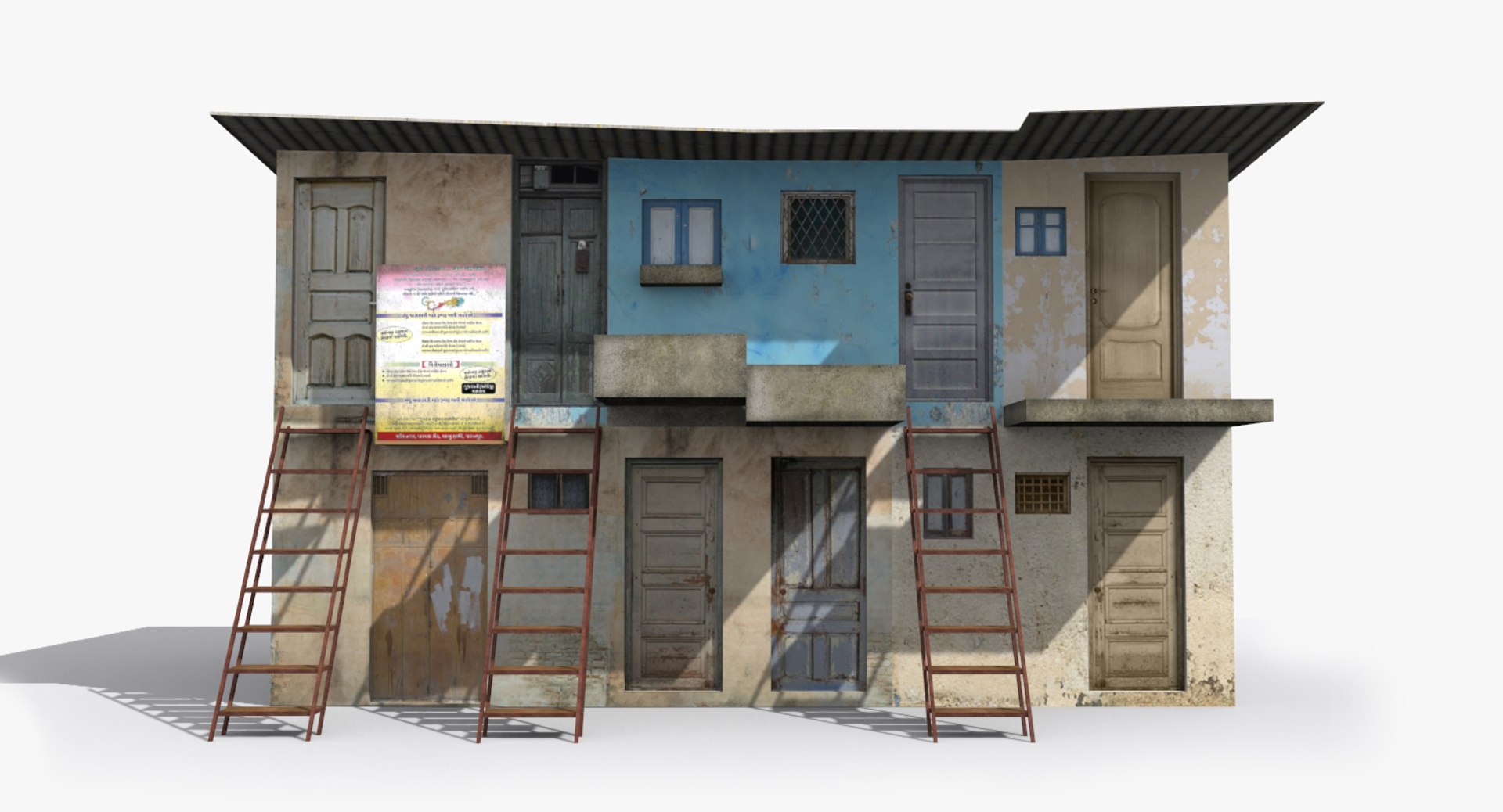 3D Model Ready Slum - TurboSquid 1549157