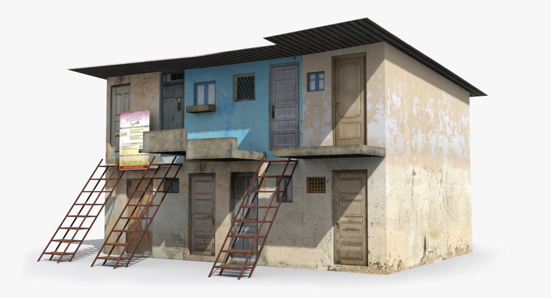 3D Model Ready Slum - TurboSquid 1549157