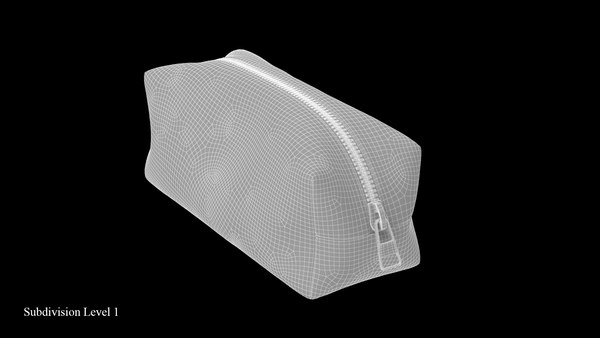 3D pouch cosmetic bag - TurboSquid 1475364