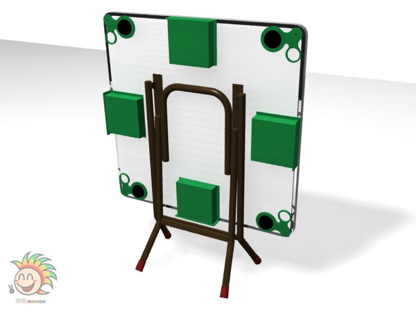 design mahjong table 3d max