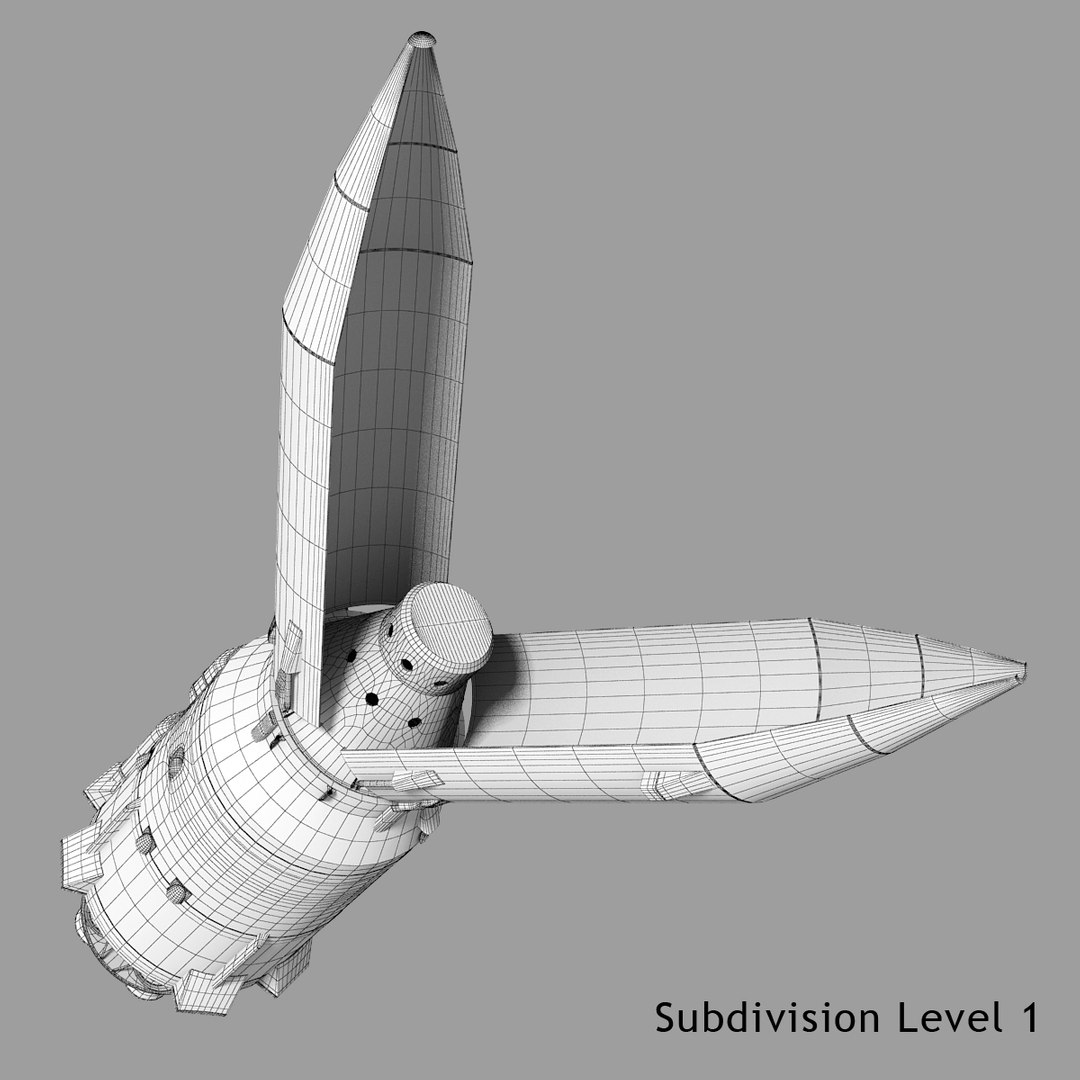 3d Model Angara Angara-1 2pp 2