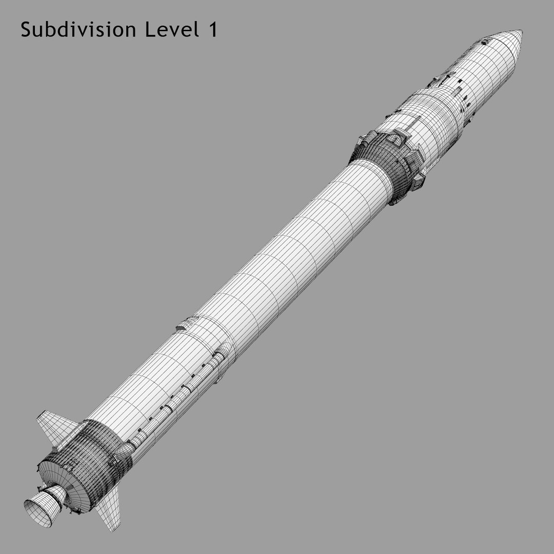 3d Model Angara Angara-1 2pp 2